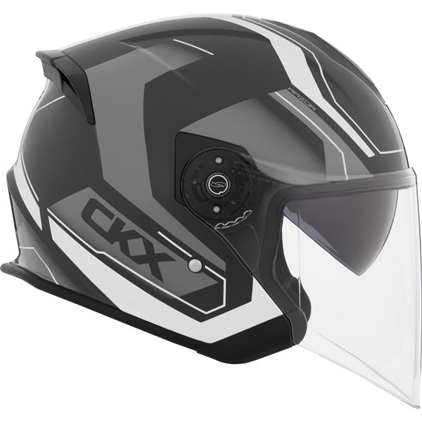 Ckx Razor Rsv Open Face Helmet Shell Razor Rsv Graphic Sting Alberta Cycle Motorsports 