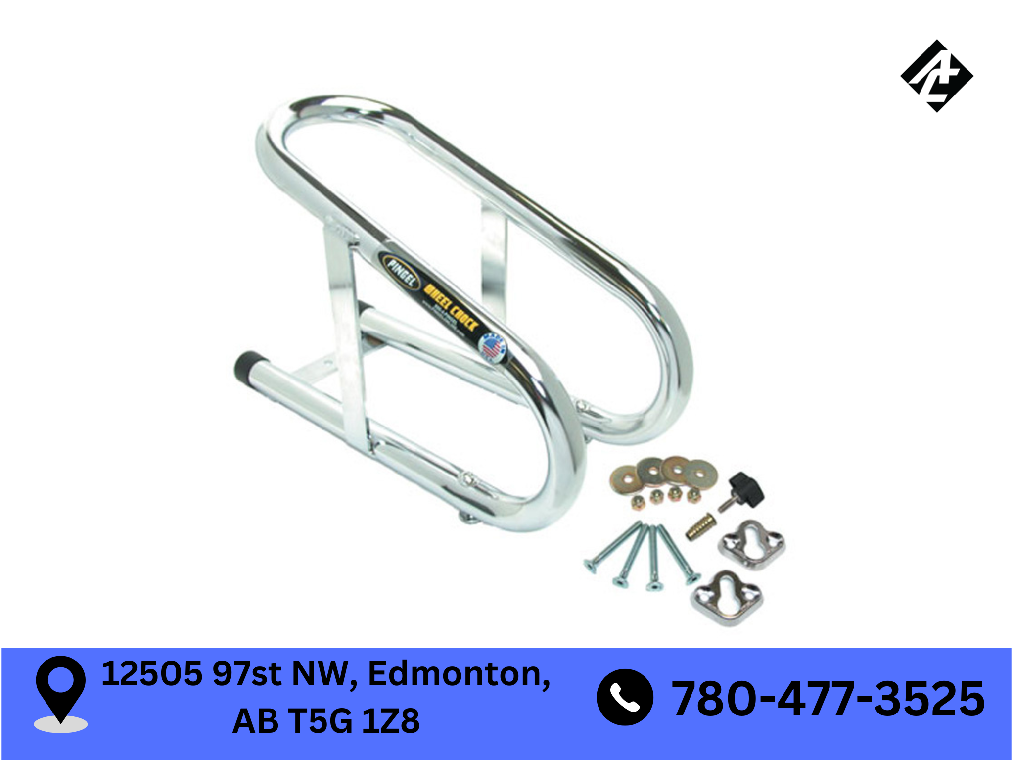 Pingel Removable Wheel Chock, 3-1/2" (includes mounting hardware ...